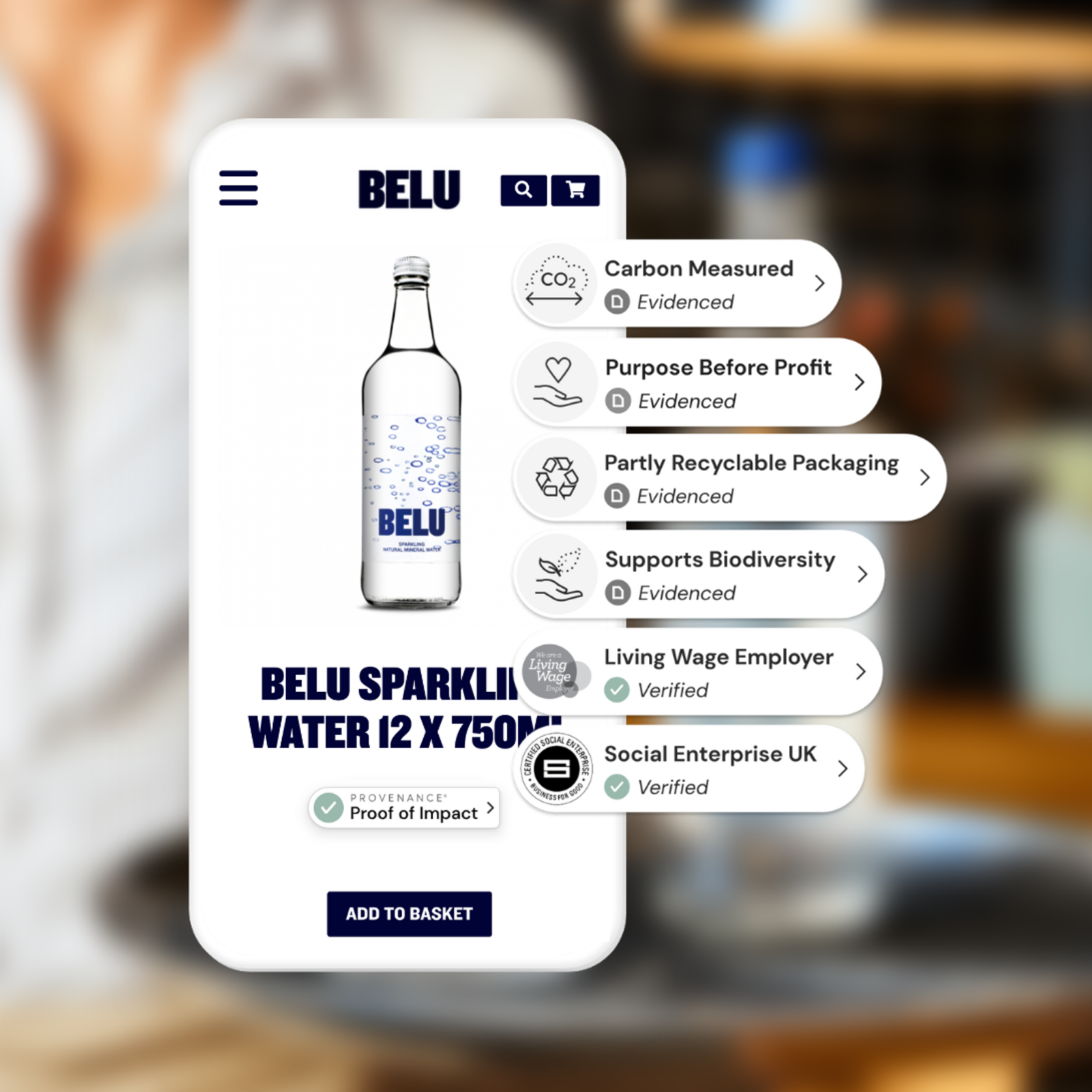 BELU sustainability and transparency food & drink case study | Provenance | Provenance